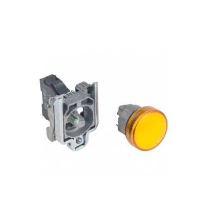 Luz Piloto, Lente Lisa - XB4BVB5 - SCHNEIDER